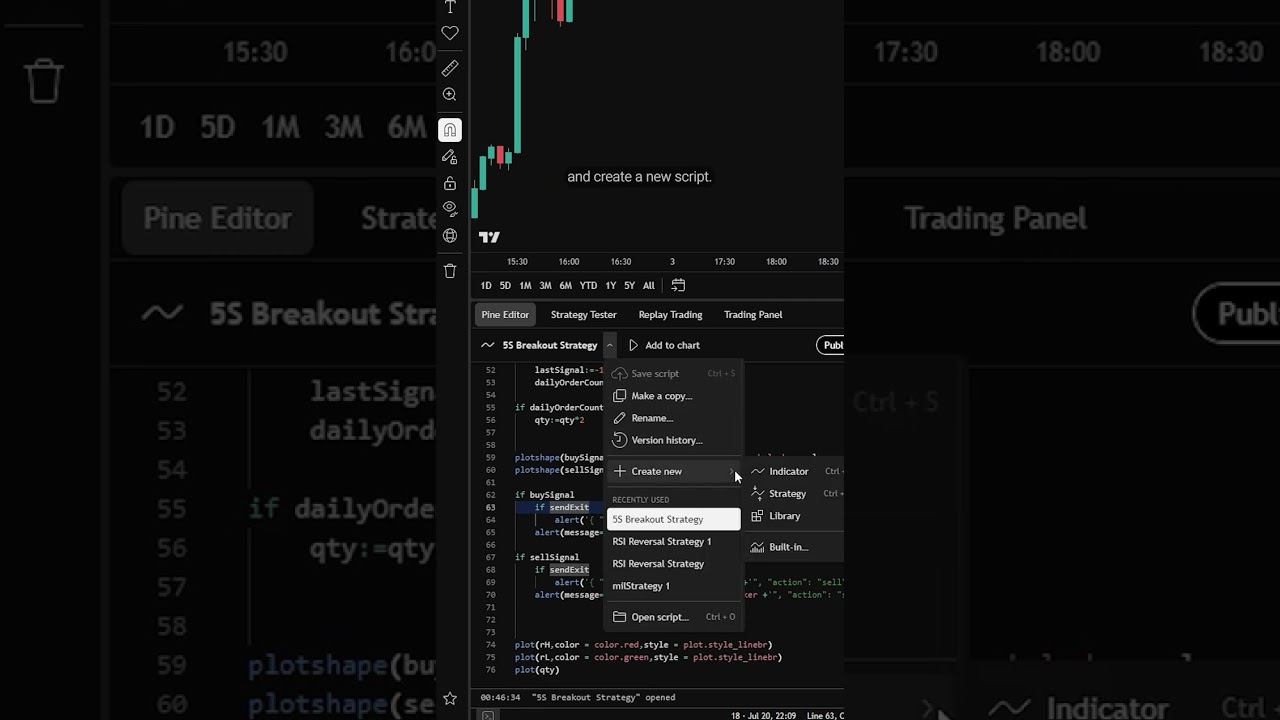 how to add indicator in tradingview #tradingview #pinescript