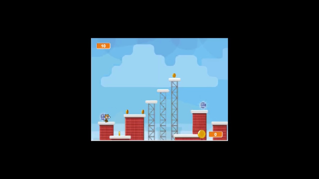 Scratch Tutorial: Platformer Game! (2019 NEW) - PART 1