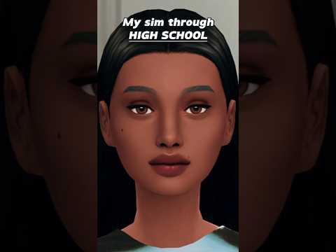 My sim through HIGH SCHOOL π« | The Sims 4