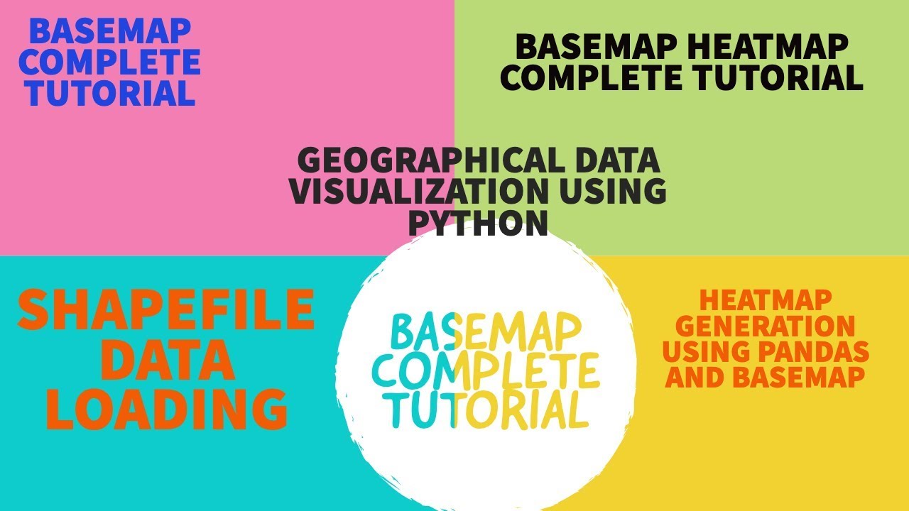 Basemap with Heatmap|Heatmap Plotting On Basemap from Pandas|BaseMap Complete Tutorial|Part:6