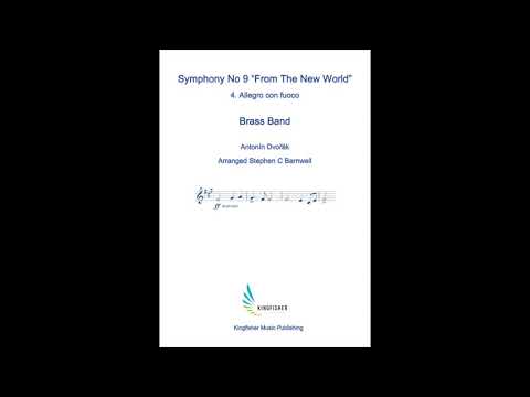 New World - 4. Allegro con fuoco for Brass Band (Original Key)