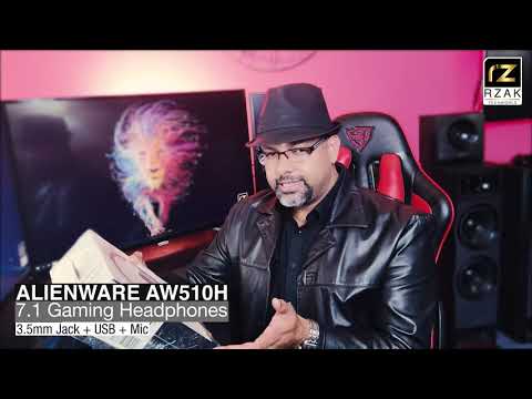 Alienware Best Budget 7.1 Gaming Headphones 510H Review & Unboxing. Are they any good? Lets find out