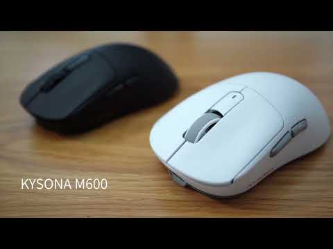 𓆰 ULTRALIGHT Wireless Gaming Mouse with 26K 3395 Sensor and 500mAh Battery from KYSONA