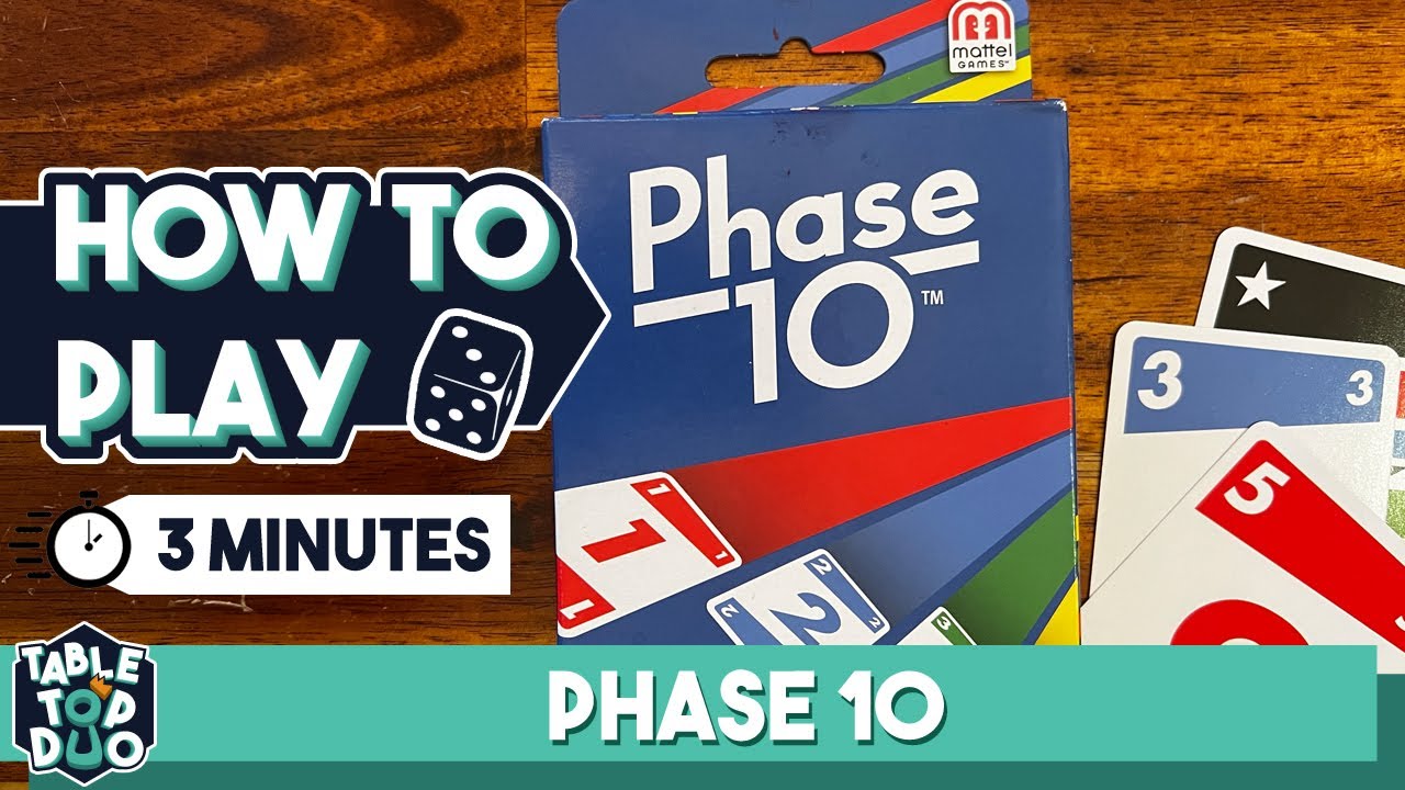How To Play Phase 10 in Just 3 Minutes