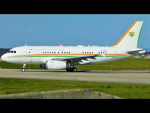 [FullHD] Ivory Coast Government Airbus A319(CJ) takeoff at Geneva/GVA/LSGG