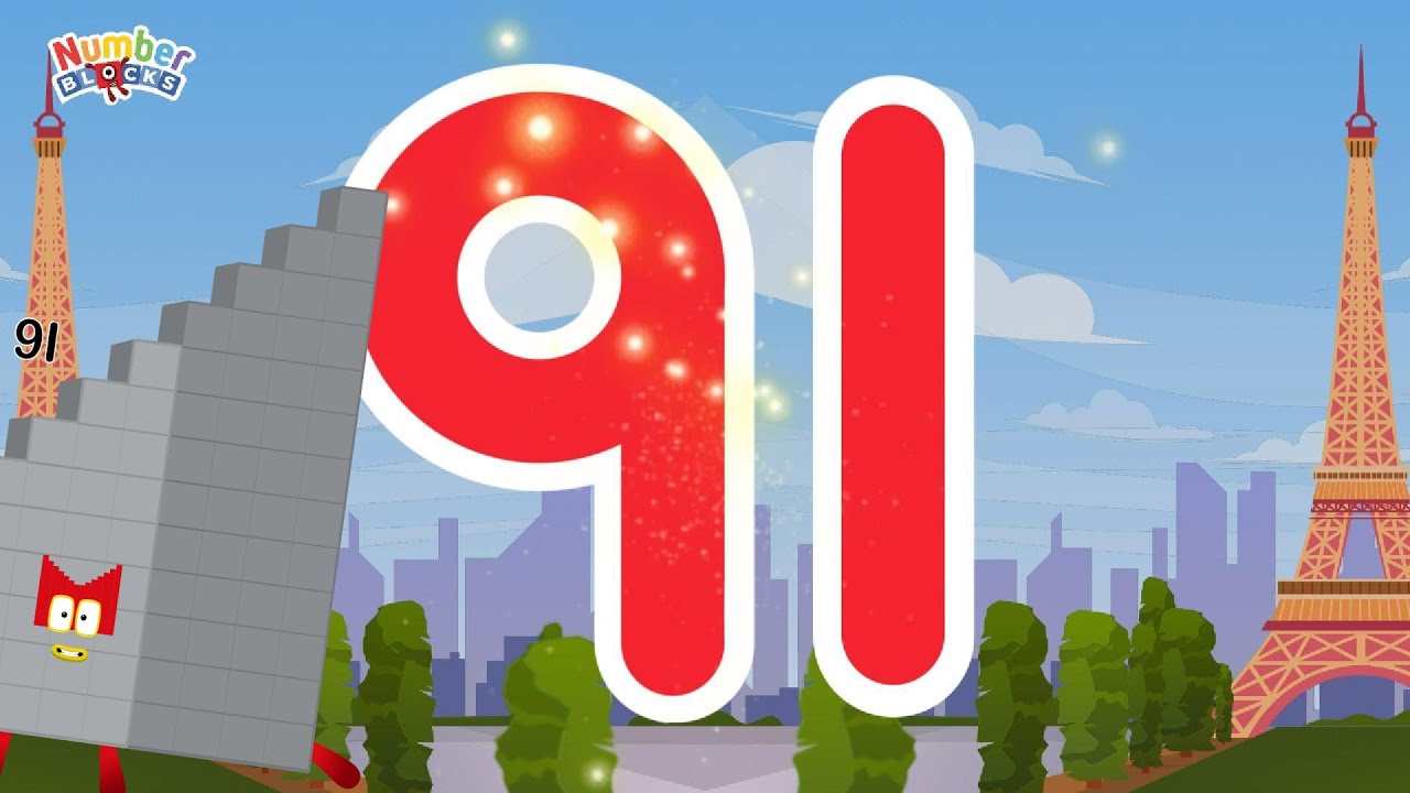 Numberblocks Magic Run 91 - Numberblocks 91 Adventure | Number Explore