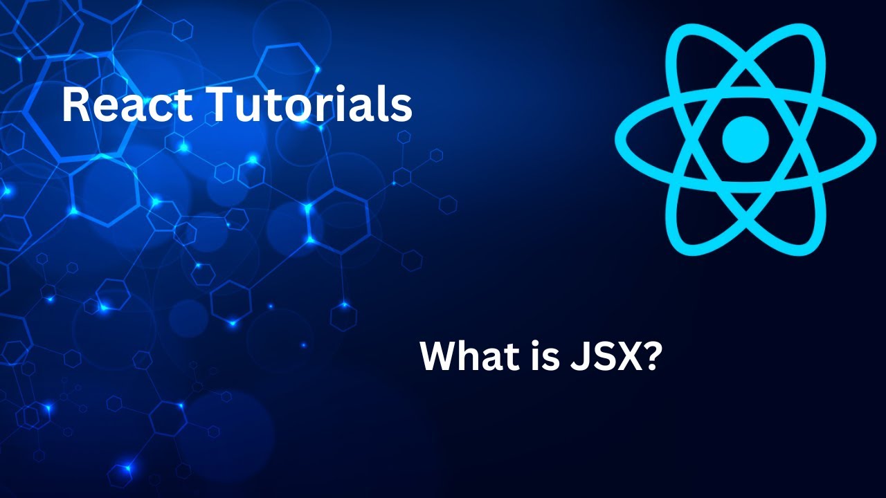 what is jsx in react with code example #react #reactjs #reactjstutorial #reactjstutorialplaylist