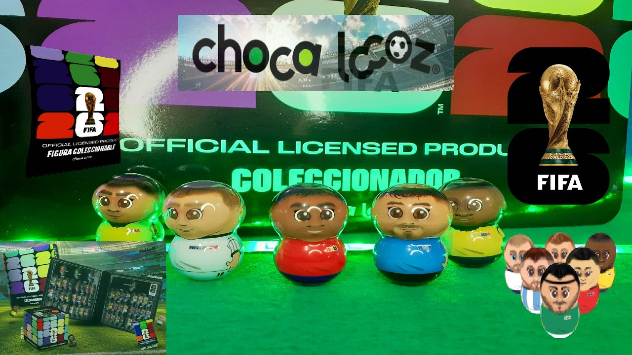 Choca Locoz World Cup 2026 ⚽ Mini figures collector's edition of the FIFA World Cup Mexico USA Ca...