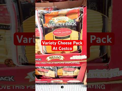 Check out this variety pack of cheese at #Costco! Cracker-cut and great for snacks and #cheeseboards