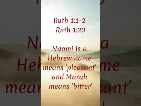 Bible Names | Naomi #bibleverse #bible #shortsfeed #biblenamemeanings #babynameswithmeaning