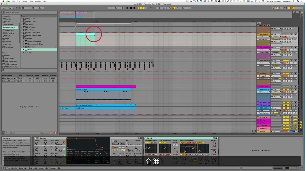 Ableton 11   Create Midi Clip shortcut