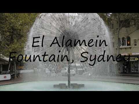 How to pronounce El Alamein Fountain, Sydney in Arabic?