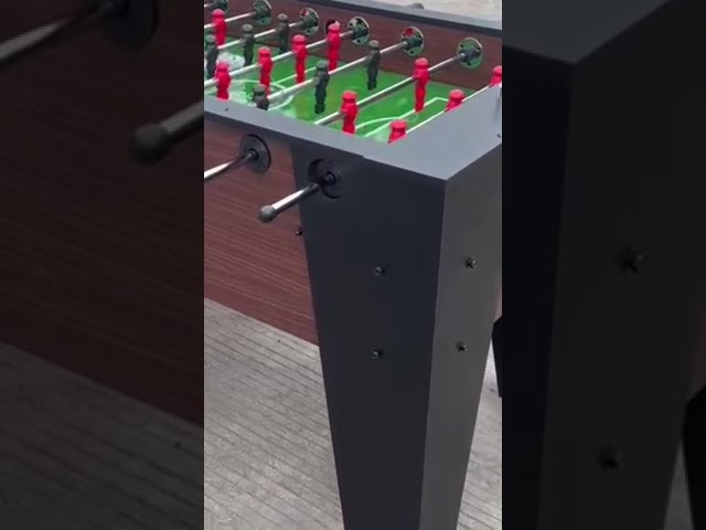 Foosball Table - BOOT BOY BB 123 IN Black Foosball Soccer Table - Black ...