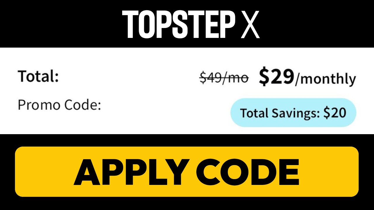 Topstep X Promo Code - Full List (NEW CODES)