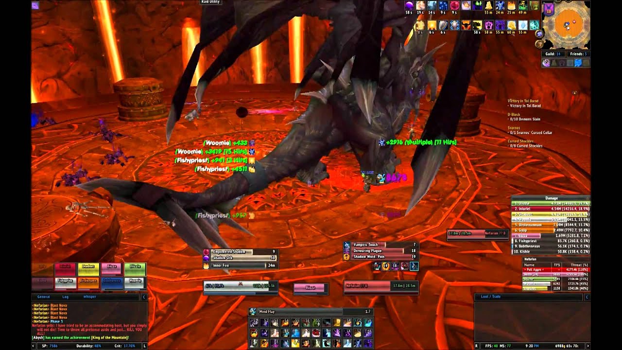 Incursion vs Nefarian 10man normal (LIVE)