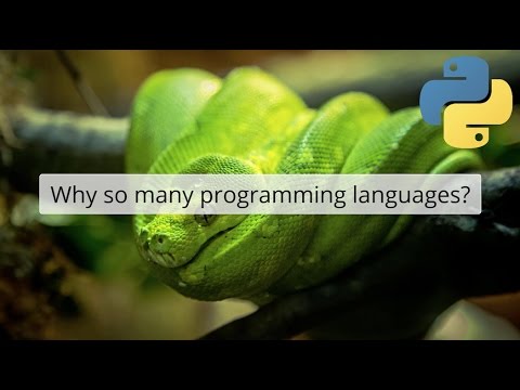 Why so many programming languages?