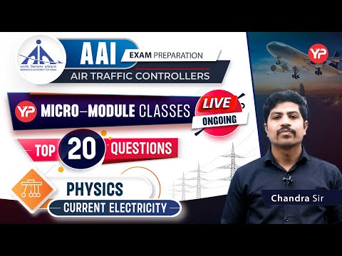 Top 20 questions for AAI ATC Physics (Current Electricity) Micromodule classes started