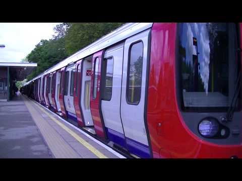 London Underground S Stock 21102 and 21101 at Moor Park