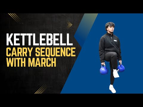 Kettlebell Carry Sequence with Marching - Chicago Chiropractor
