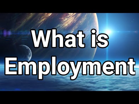 What is Employment. Urdu /English