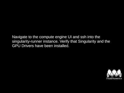 Run Singularity Container on GCP with GPUs