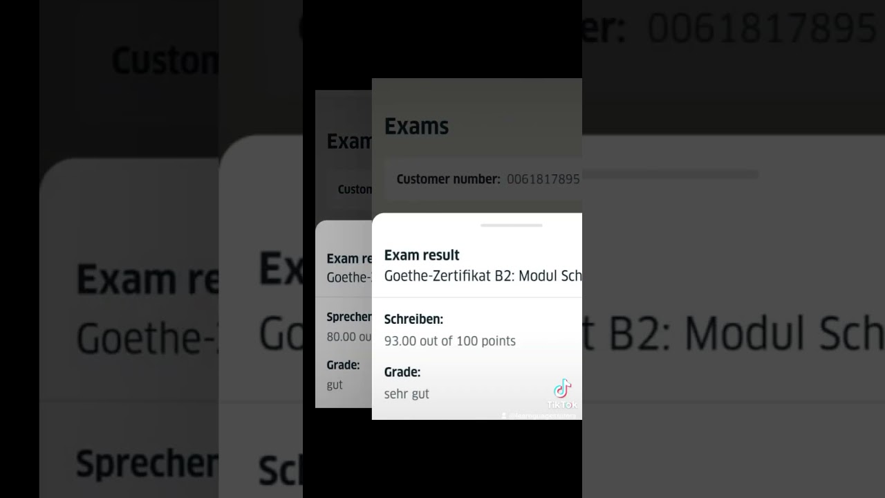 B2 Goethe-Zertifikat Results | Successfully passed #deutschlernen #learngerman #deutsch