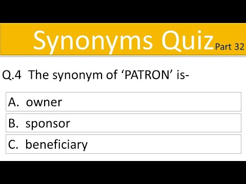 Synonyms 32 | Synonyms and Antonyms | Synonyms and Antonyms for competitive exams |