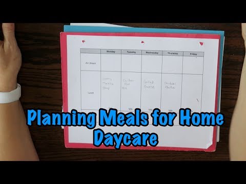 Planning Meals For Home Daycare