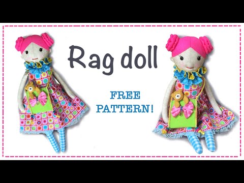 Patchwork Ragdoll || FREE PATTERN || Full Tutorial with Lisa Pay