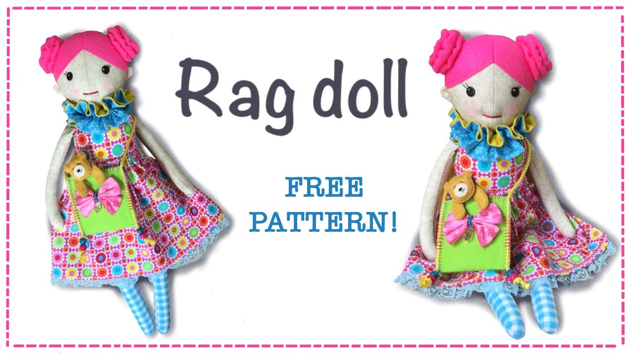 Patchwork Ragdoll || FREE PATTERN || Full Tutorial with Lisa Pay