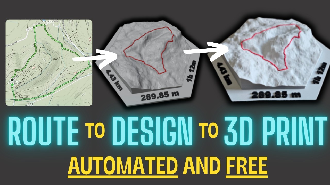 Make Your Own 3D Route Map For Free!