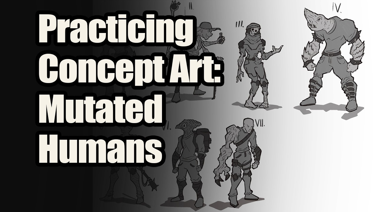 Concept Art: Designing Mutated Humans