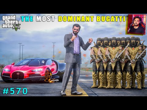 Michael Steals The Most Dominant Bugatti | Gta V Gameplay