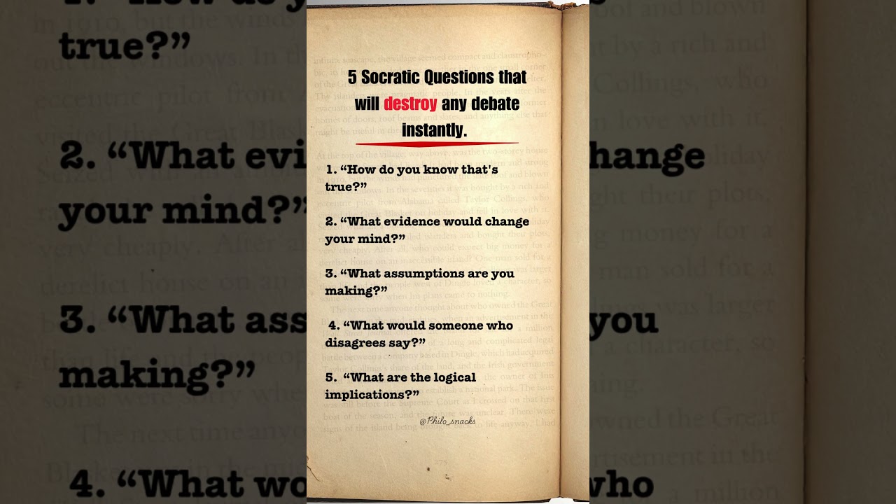 5 Mic-Dropped 🎙️ Socratic Questions #shorts #viralshorts #socrates #socratesquotes  #socraticwisdom