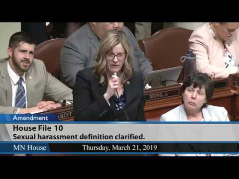 Modifying definition of sexual harassment 3/21/19