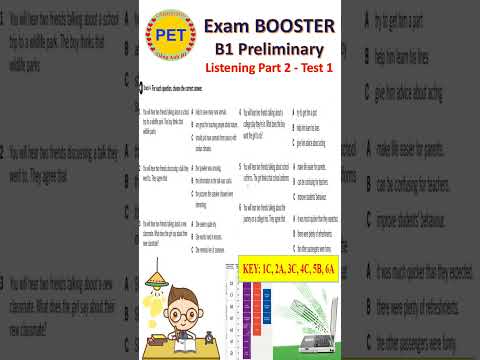 Introducing Exam Booster for B1 Preliminary#shorts
