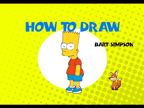 How to draw Bart Simpson – STEP BY STEP – DRAWING TUTORIAL | Gary ...