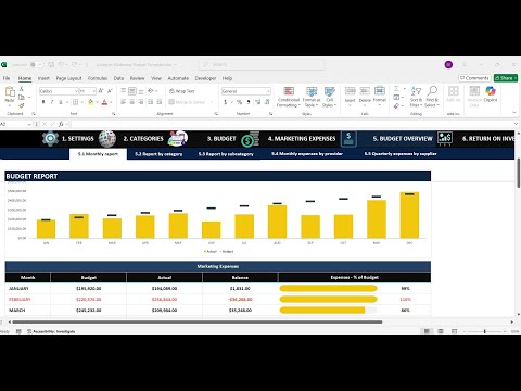 Marketing Budget Template Excel | Marketing Budget Plan | Marketing Budget Template Download 💰