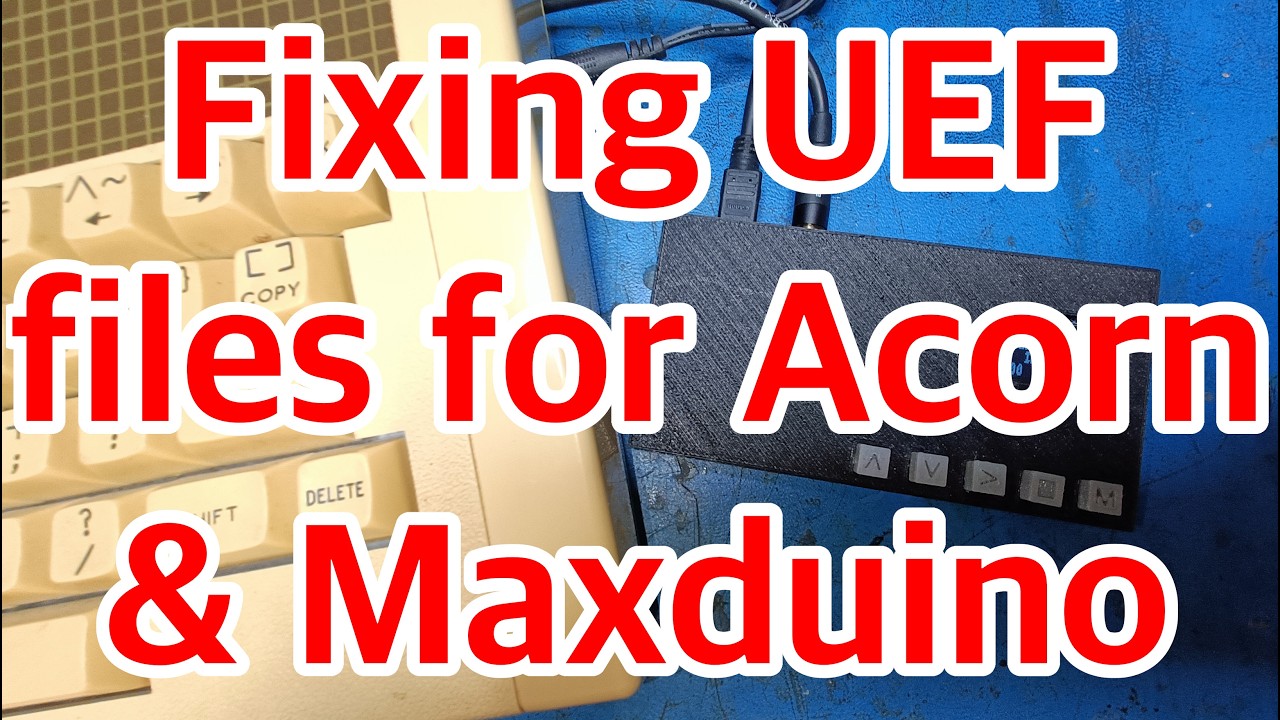 Fixing UEF files for Maxduino