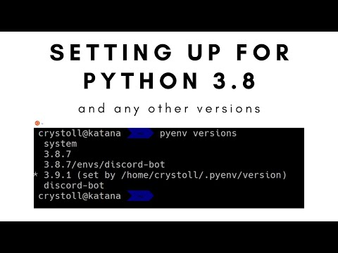How to set up Python 3.8 for software development