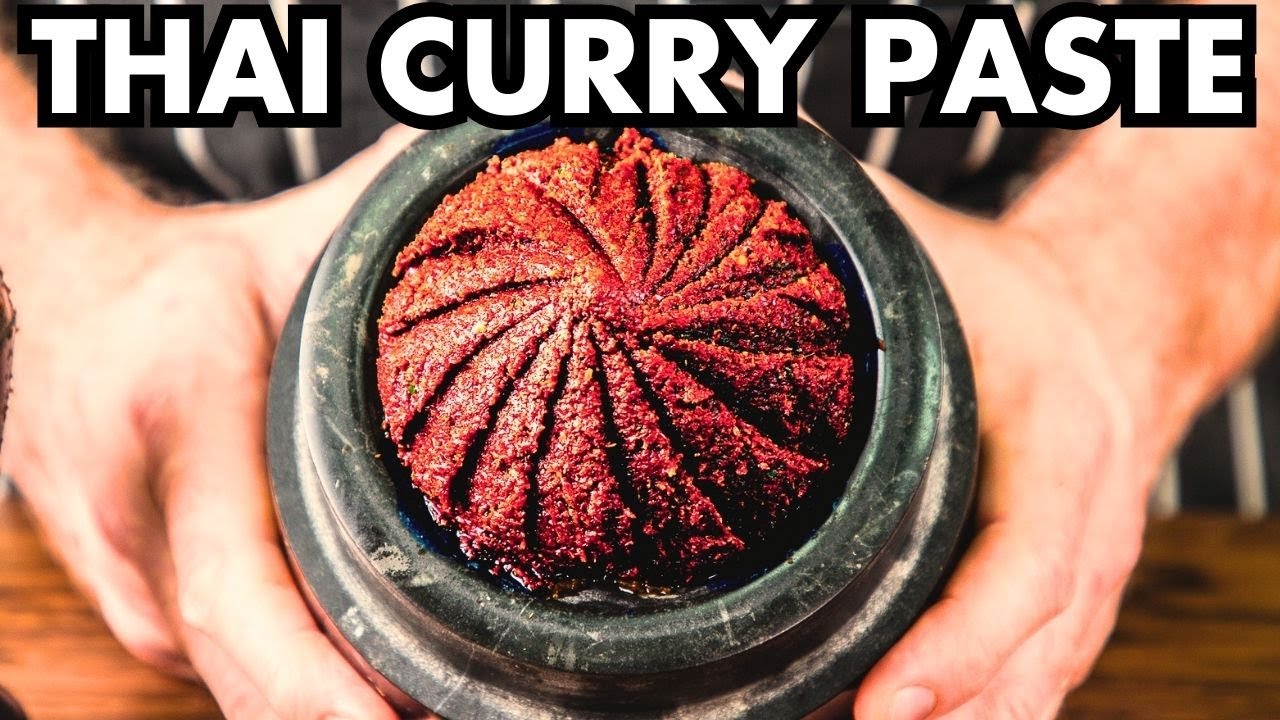 Authentic Thai Red Curry Paste From Scratch