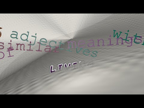 living - 10 adjectives which are synonym to living (sentence examples)