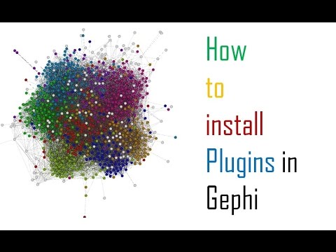 How to install plugins in Gephi
