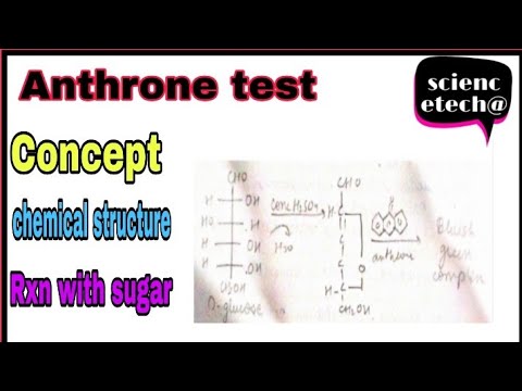 Anthrone Test || concept of Anthrone test