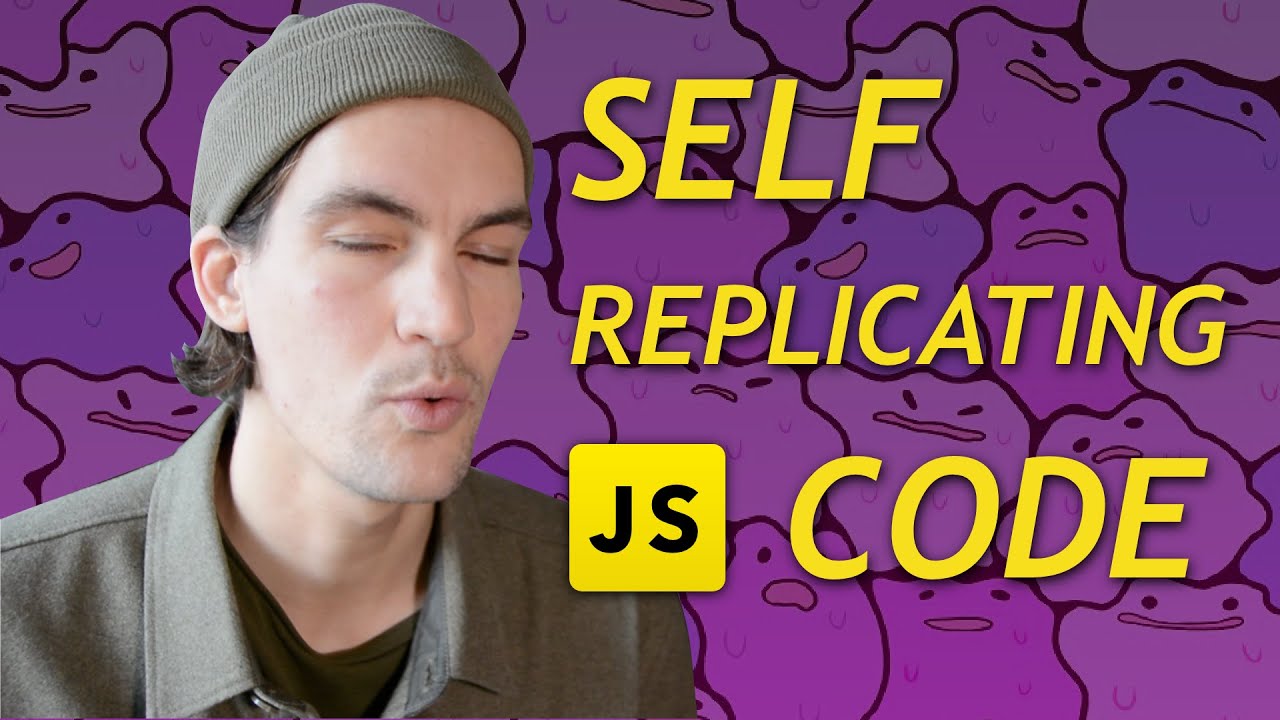 Self replicating Code that prints itself - Quines in Javascript