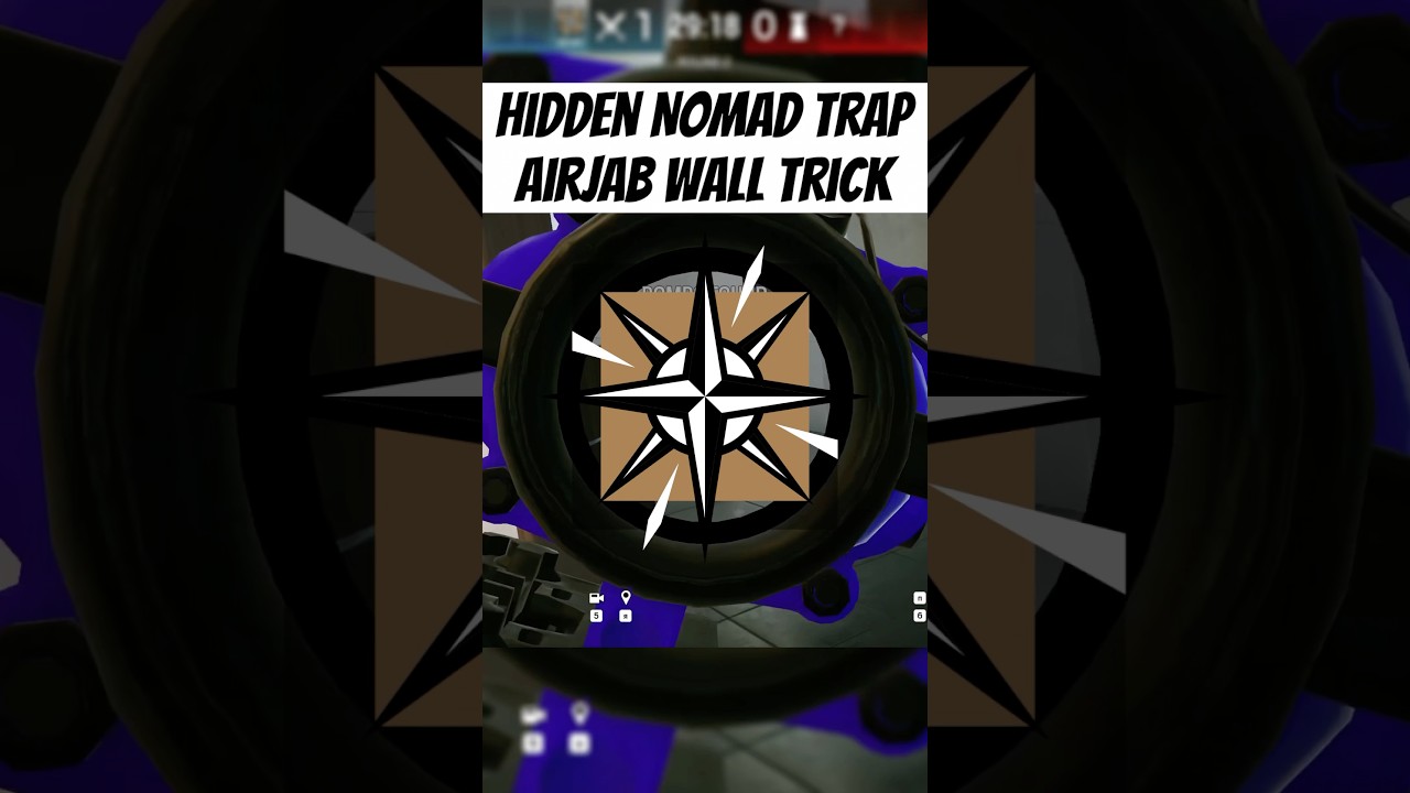 💨 Hidden Nomad AirJab trick — catch flankers with zero warning! #R6Siege #R6trick