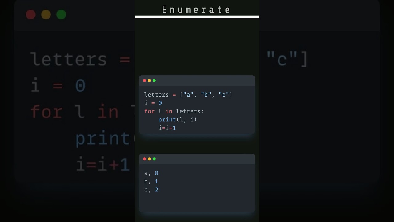 Enumeration in Python #javascript #typescript #refactoring #python