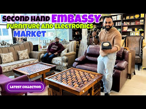 Second Hand Embassy Furniture and Electronics Market | Old Furniture Market #furniture #electronics