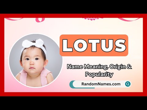 Lotus - Baby Girl Name Meaning, Origin & Popularity - RandomNames.com