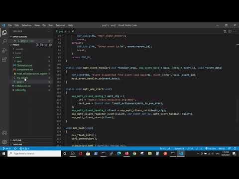 2 - ESP IDF MQTTS Publish and Subscribe via Mosquitto secure broker by esp32